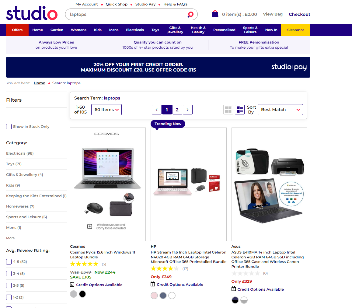 Laptops: Top 4 Pay Weekly, Pay Monthly & Bad Credit Options ...